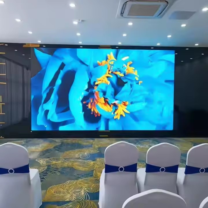 Island Exhibition Booth Design Use Full Color Led Wall Display Led ...
