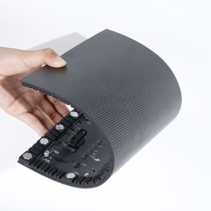 LED soft modules P2.5/P3.076/P4 Indoor Curved Programmable Flexible LED ...