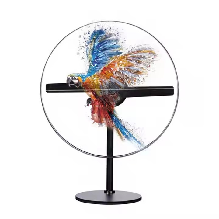 30cm Mini Desktop Transparent Protective Cover Holographic Projector 3d ...