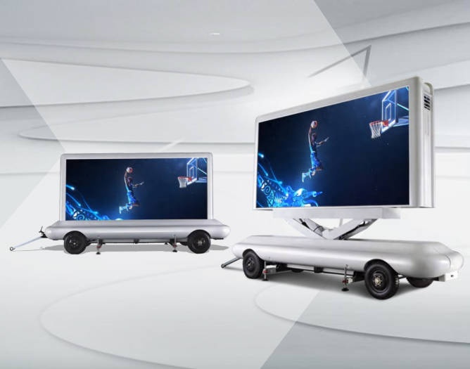 Full color P6 outdoor trailer LED advertising display screen p6 P8 P10 ...