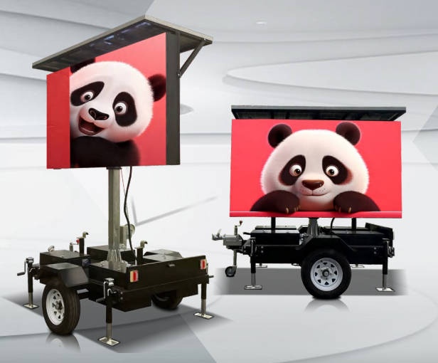 outdoor large advertisement led mobile truck trailer hitch display ...