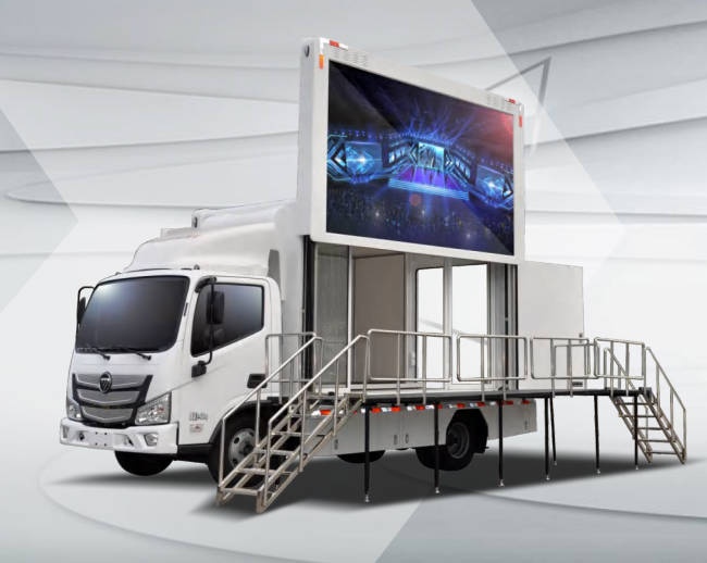 Outdoor Mobile Led Advertising Truck Led Screen Trucks Led Billboard ...